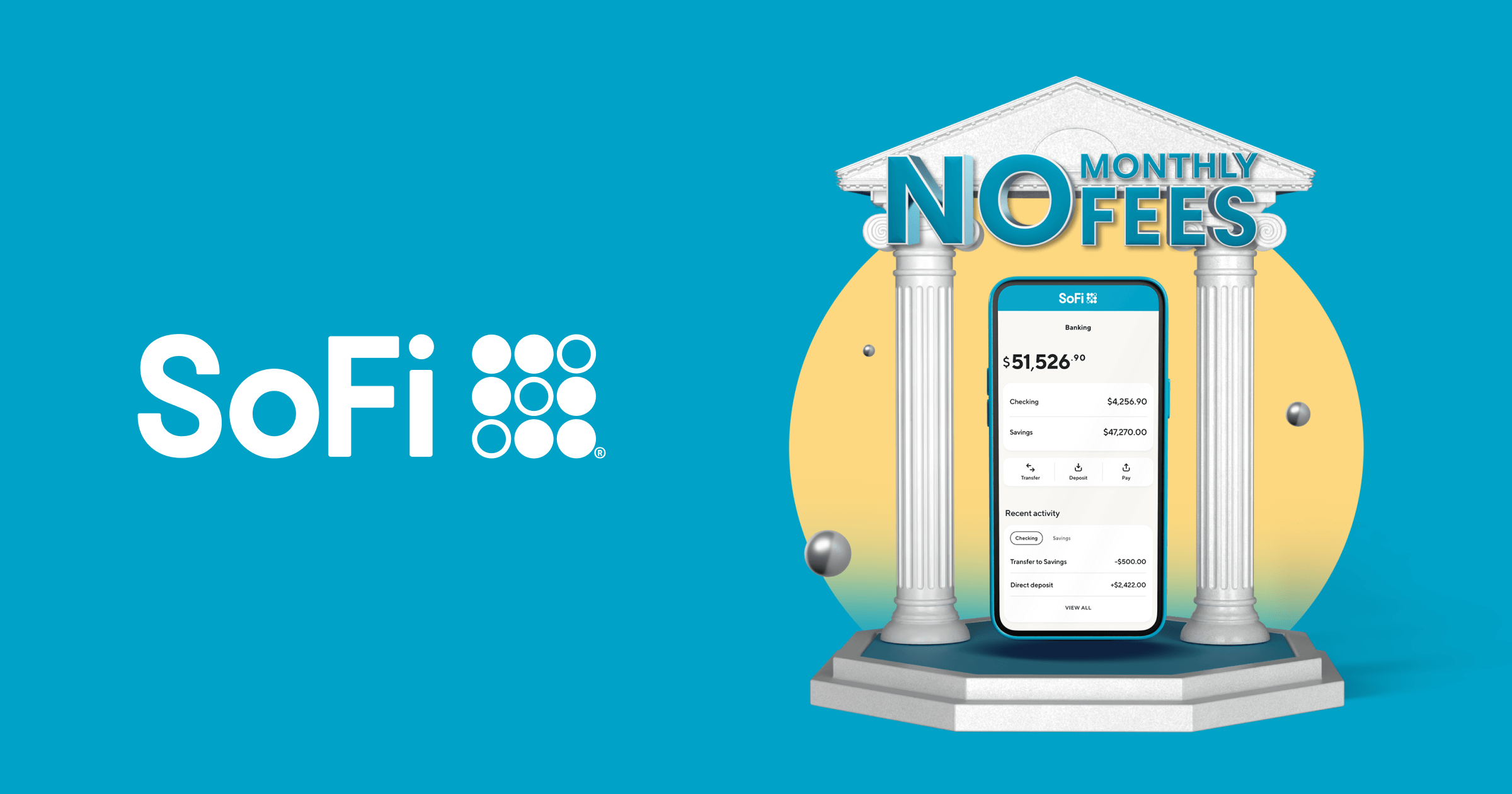 SoFi Bank Fees - No Monthly Fees, Transparent Pricing